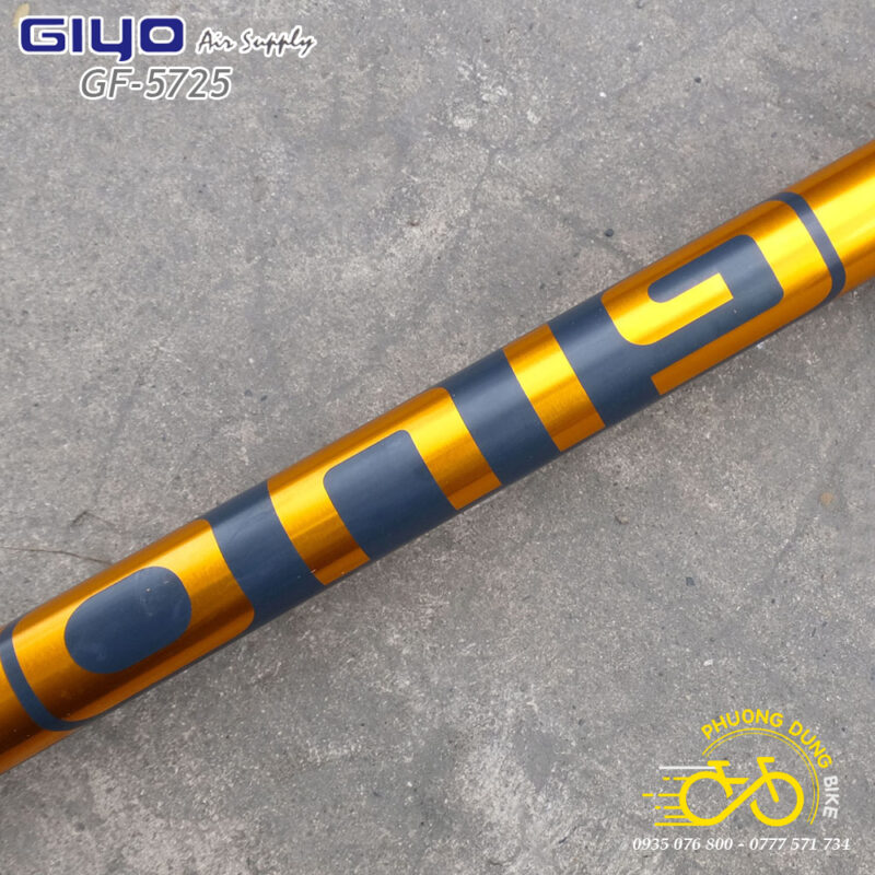Bơm sàn cao cấp xe đạp GIYO GF-5725 - Van đổi chiều | Xe đạp Phượng Dũng