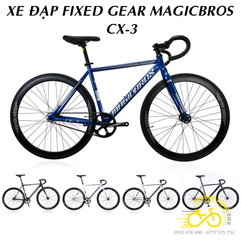 Xe đạp Fixed Gear MAGICBROS CX-3 | Xe đạp Phượng Dũng