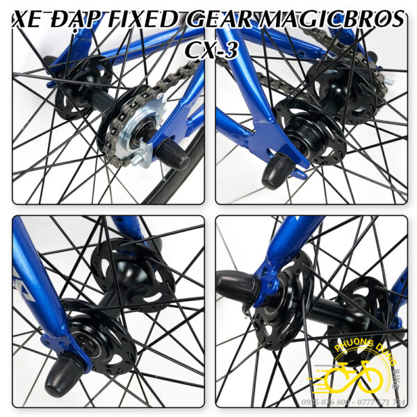 Xe đạp Fixed Gear MAGICBROS CX-3 | Xe đạp Phượng Dũng