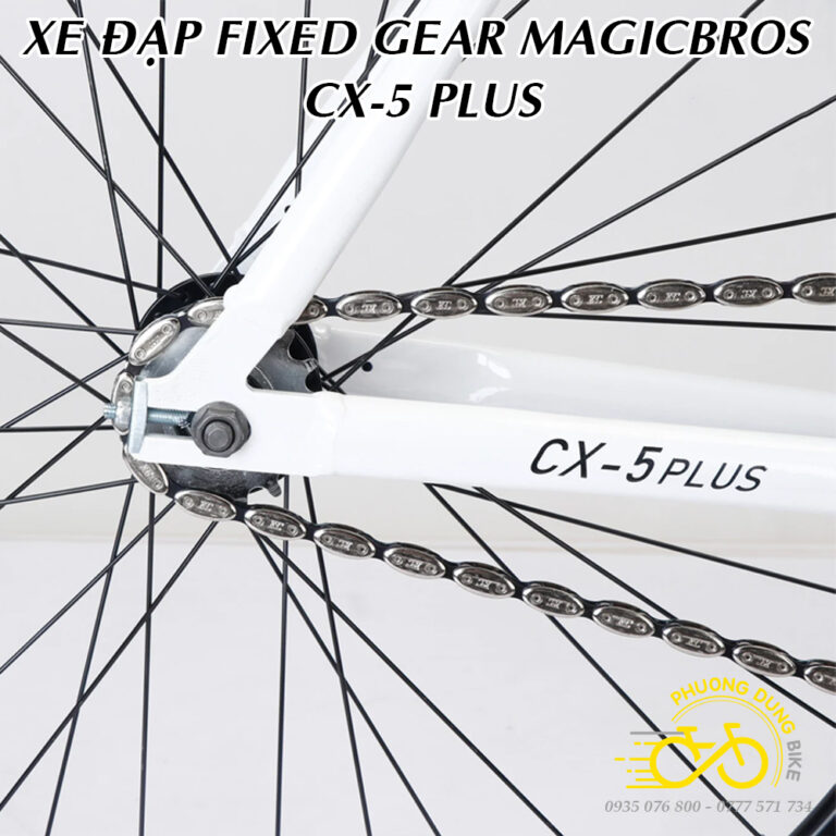Xe đạp Fixed Gear MAGICBROS CX-5 Plus (Khung Nhôm) | Xe đạp Phượng Dũng