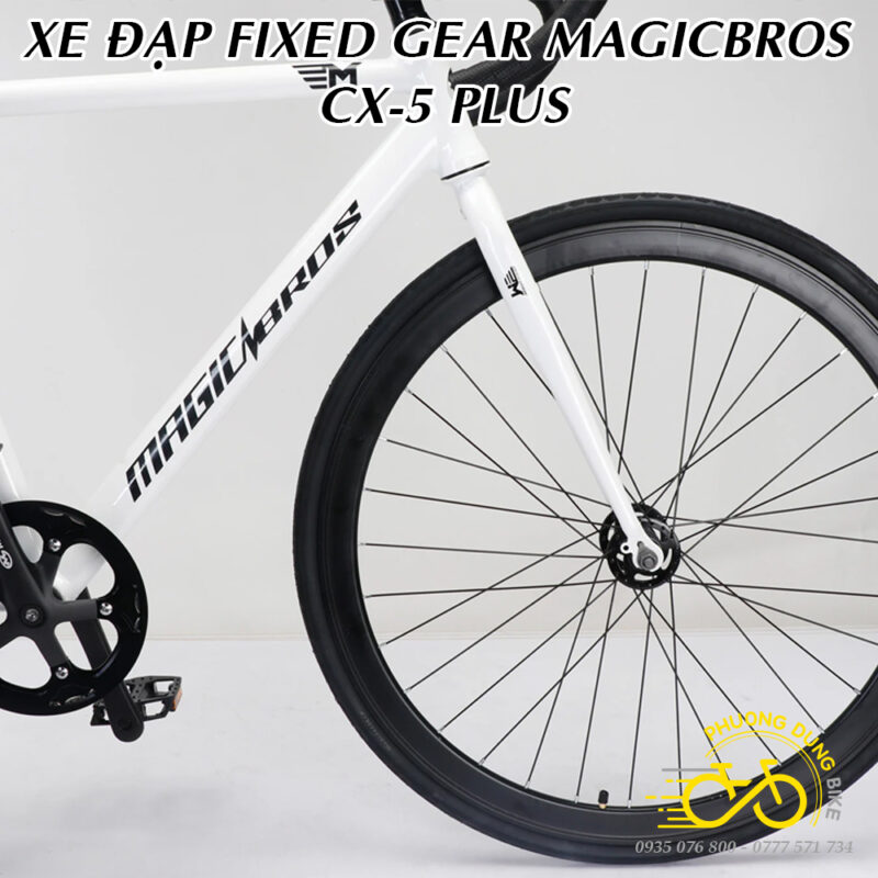 Xe đạp Fixed Gear MAGICBROS CX-5 Plus (Khung Nhôm) | Xe đạp Phượng Dũng