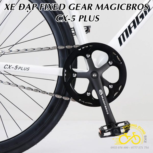 Xe đạp Fixed Gear MAGICBROS CX-5 Plus (Khung Nhôm) | Xe đạp Phượng Dũng