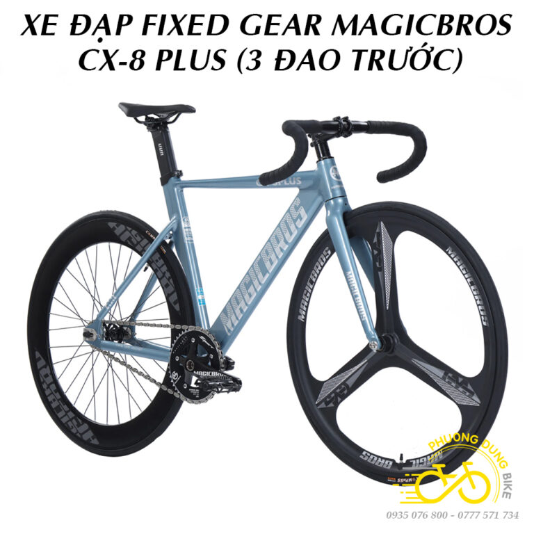 Xe đạp Fixed Gear MAGICBROS CX8 Plus (Bánh trước 3 đao) | Xe đạp Phượng ...