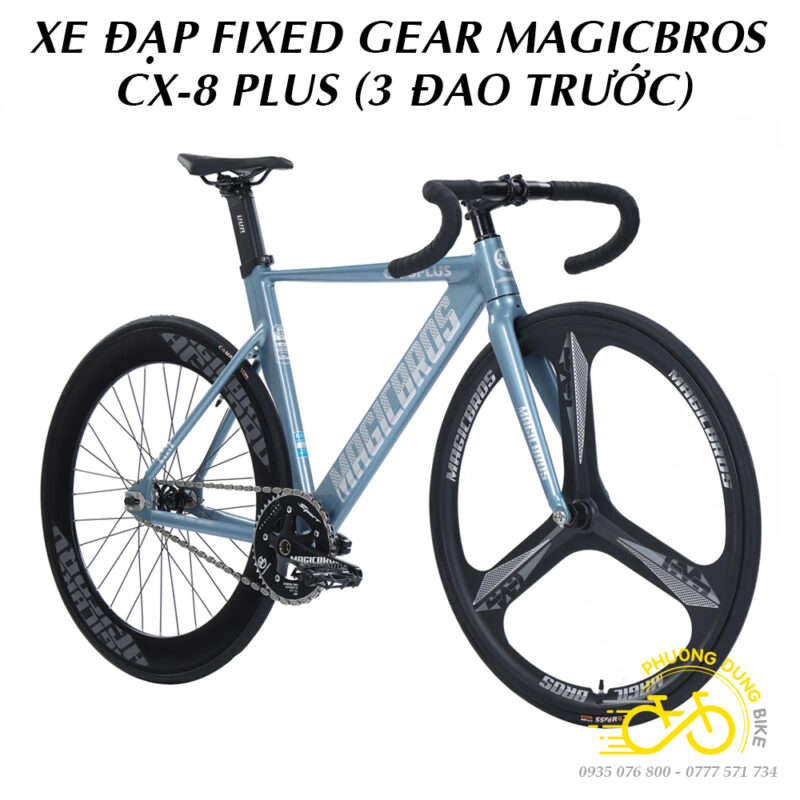 Xe đạp Fixed Gear MAGICBROS CX8 Plus (Bánh trước 3 đao) | Xe đạp Phượng ...