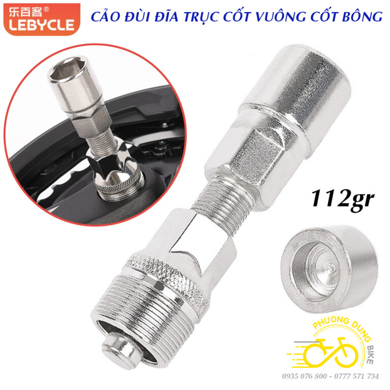 Cảo đùi dĩa cốt vuông, cốt bông xe đạp LEBYCLE | Xe đạp Phượng Dũng