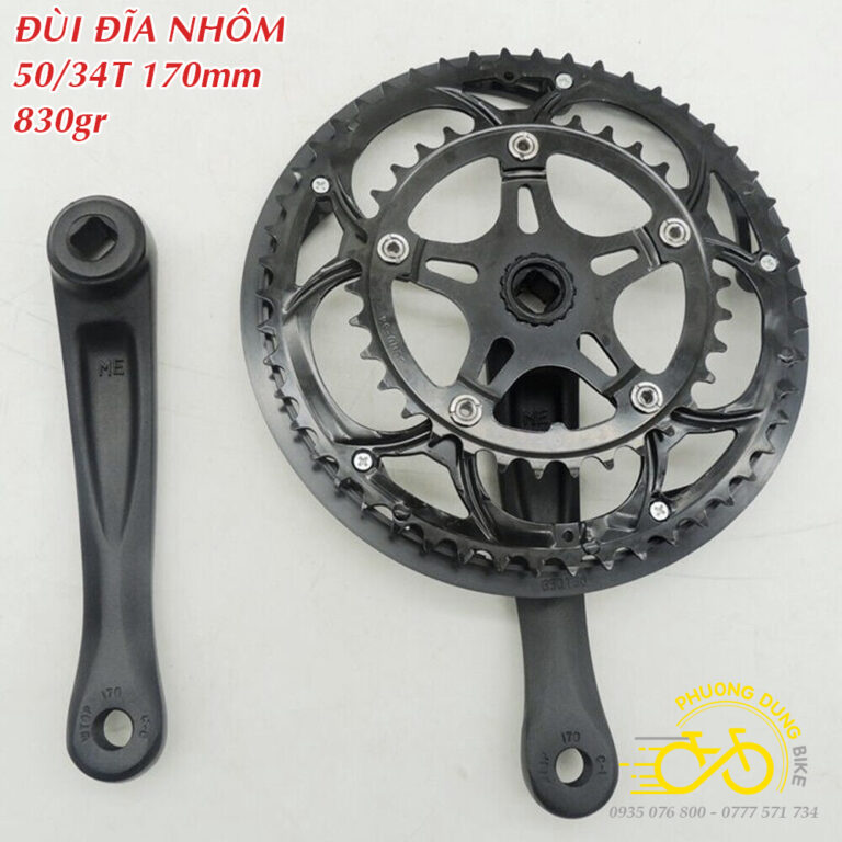 Đùi dĩa (Giò dĩa) nhôm xe đạp 2 Tầng 34-50T (Nhựa chắn xích) | Xe đạp ...
