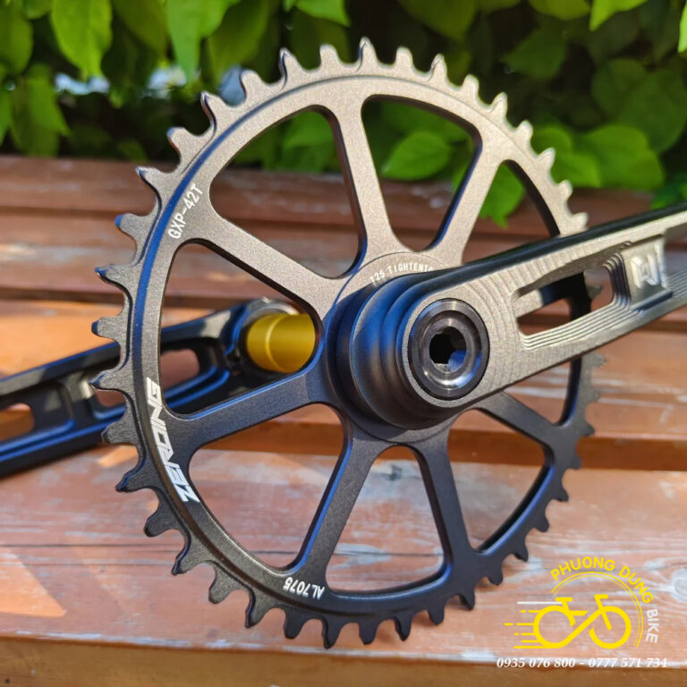 Đùi đĩa (Giò dĩa) rỗng nhôm xe đạp 1 Tầng Fixed Gear ZEROING 48T | Xe ...