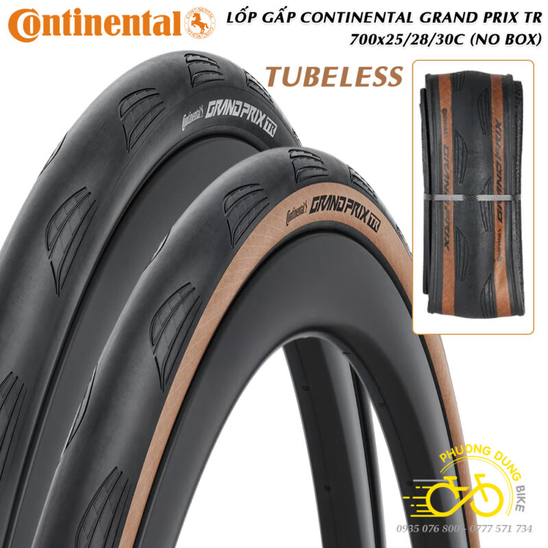 Lốp (Vỏ) gấp xe đạp Continental Grand Prix TR Tubeless 700x28C (No Box ...
